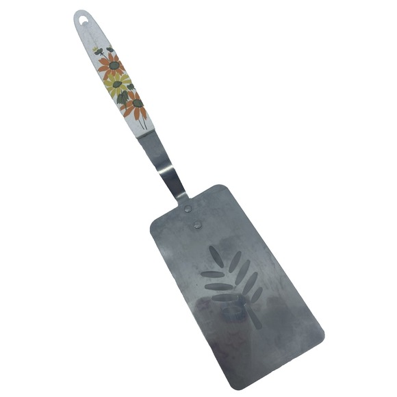 Kitchen | Flint Slotted Spatula Stainless Utensils Daisy Flowers Turner ...